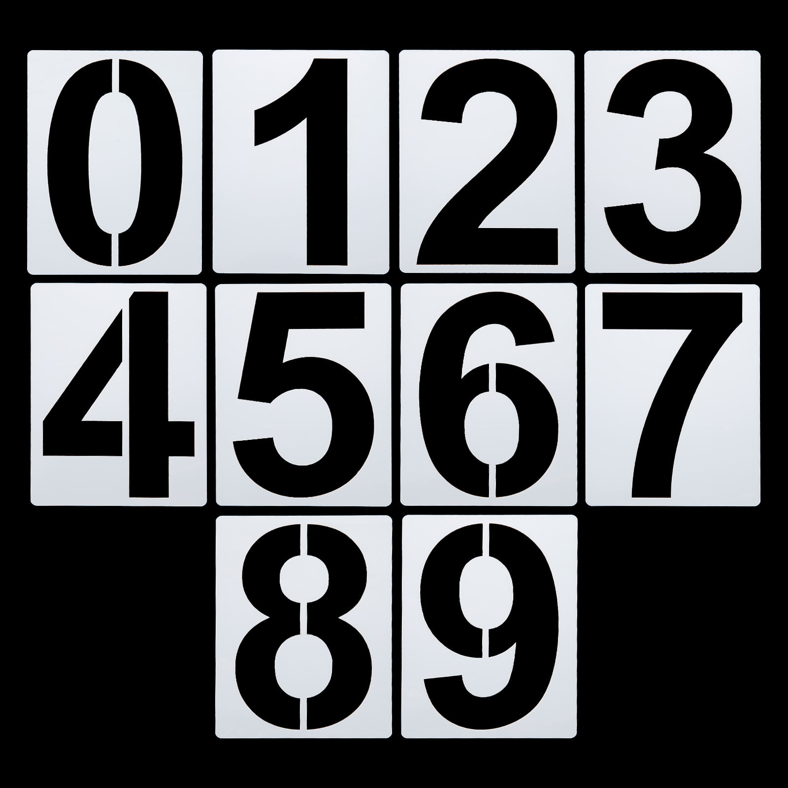 Click here for Uxcell 5 Inch Number Stencils Set  0-9 Plastic Add... prices