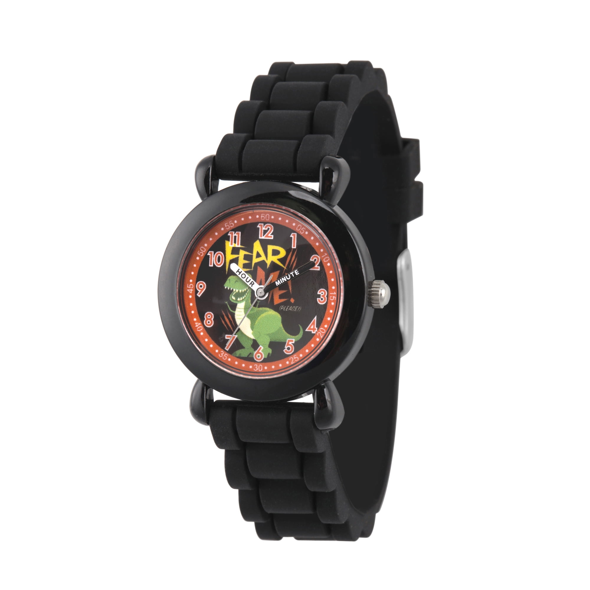 Disney Toy Story 4 Rex Boys' Black Plastic Watch, 1-Pack - Walmart.com