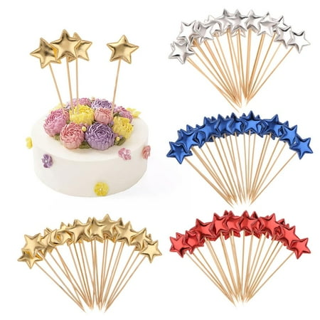 80pcs Cute Cake Topper Cake Topper Cupcake Topper Muffin Picker for ...