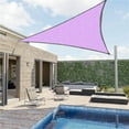 hengsof 1pc Large Triangle Shade Sail Canopy - 95% UV Blockage ...