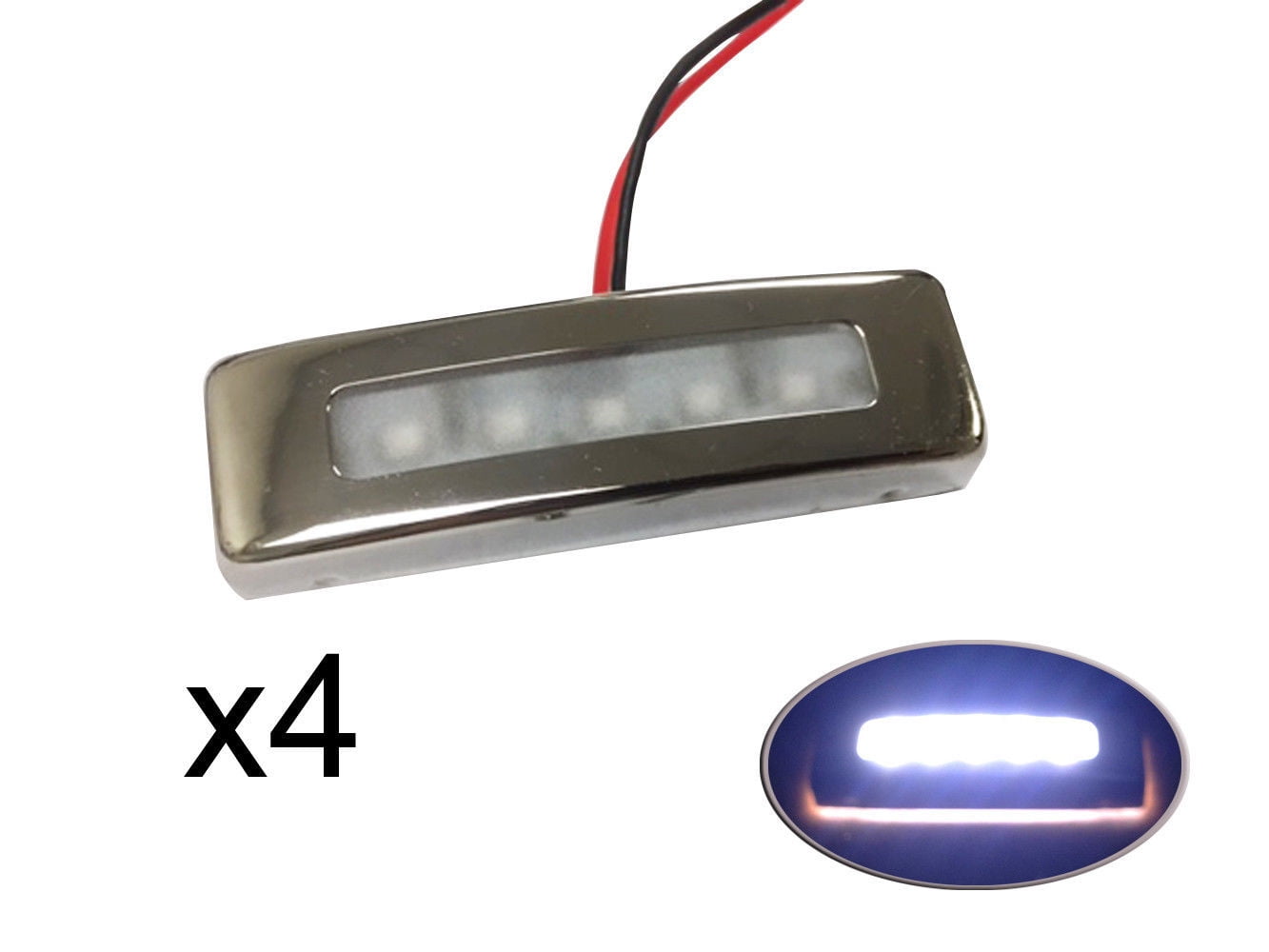 Interruptor Barco Coche Led Pactrade Marine Car/Boat SS304 Blue Led 12V ...