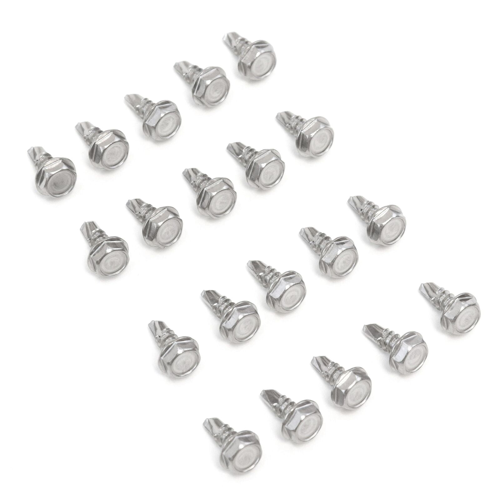 20 Hex Head Self Drilling Screw Set Sheet Metal 10 X 5 304 SS 20-hex-head-self-drilling-screw-set-sheet-metal-10-x-5-304-ss