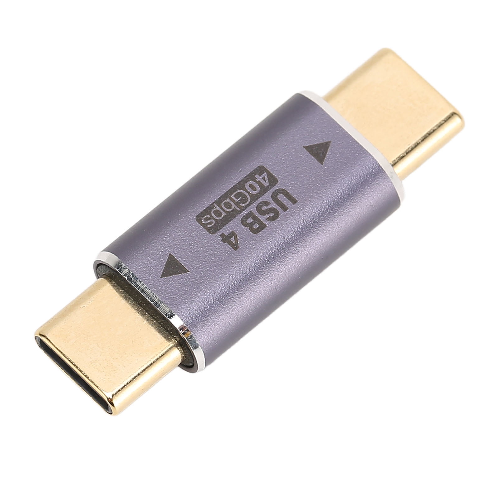 Adaptador USB C Macho A Macho, Adaptador Chapado En Oro Tipo C Macho A Macho Para Tabletas ...