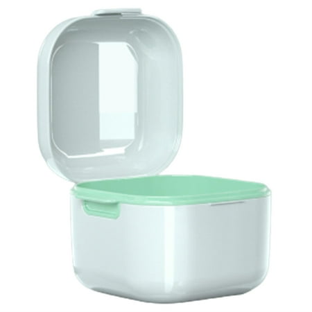 Denture Storage Box With Strainer False Teeth Storage Cleaning ...