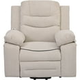 BTMWAY Electric Lift Chair Recliner, Beige, Heavy-duty 330lbs capacity ...