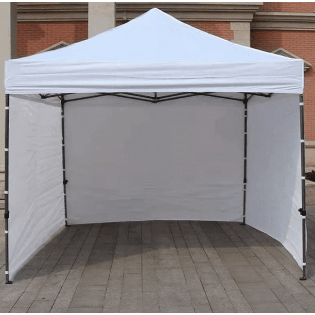Carpa Plegable INMATMEX Toldo 3x3 Impermeable Plegable Con Armazón y Paredes Color Blanco ...