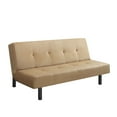 Mainstays 65" 3-Position Tufted Futon, Multiple Colors - Walmart.com