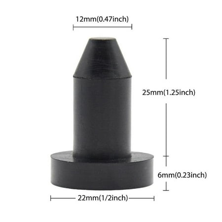 6 Pieces Kayak Drain Plug Rubber Canoe Marine Boat Accessories Repair ...