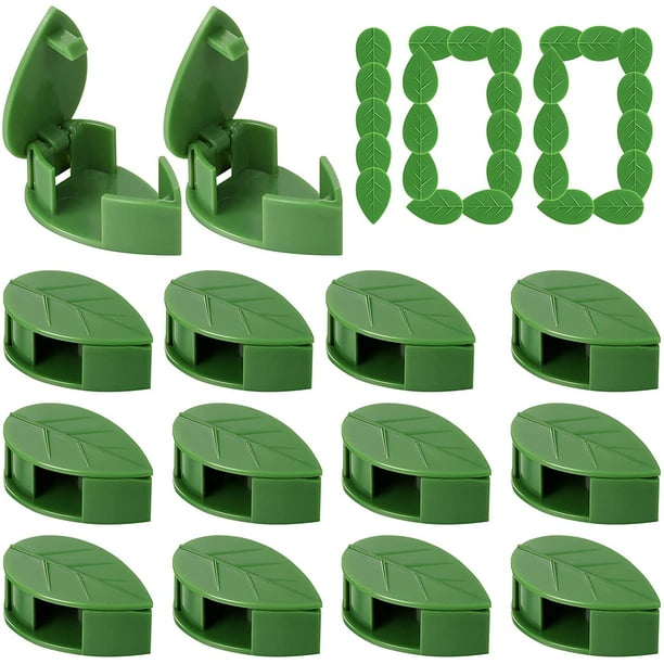 nipocaio Invisible Plant Climbing Wall Fixture Clips Leaf Shape Self ...