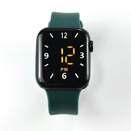 Electronic Digital Watch 50mm Dial Diameter LED Large Square Screen ...