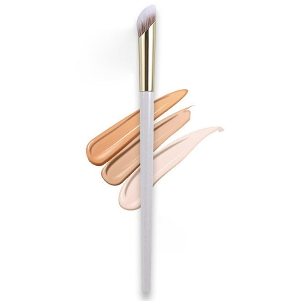 Concealer Makeup Brush Mini Angled Flat Detail Beauty Tool for Setting ...