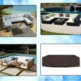 COVERS&ALL Patio Sectional Sofa Set Cover - Heavyduty 12 Oz. Waterproof ...