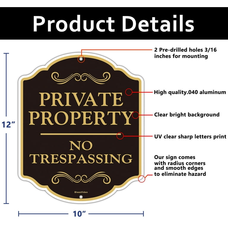 Custom Private Property Signs