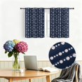 Baseballs and Stars Blue Pattern Blackout Curtains,Triple Weaved Fabric ...
