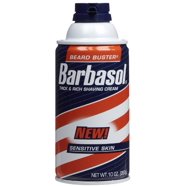 Barbasol Sensitive Skin Thick & Rich Shaving Cream for Men, 10 oz ...