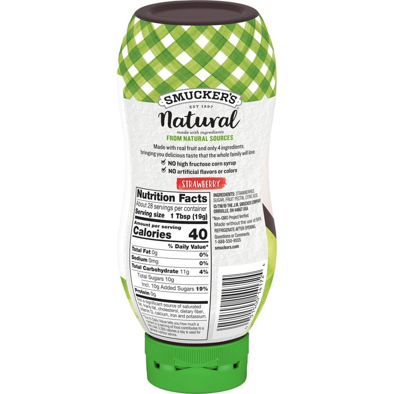 Smucker's Natural Strawberry Jam Nutrition Facts Fastest Delivery | www ...