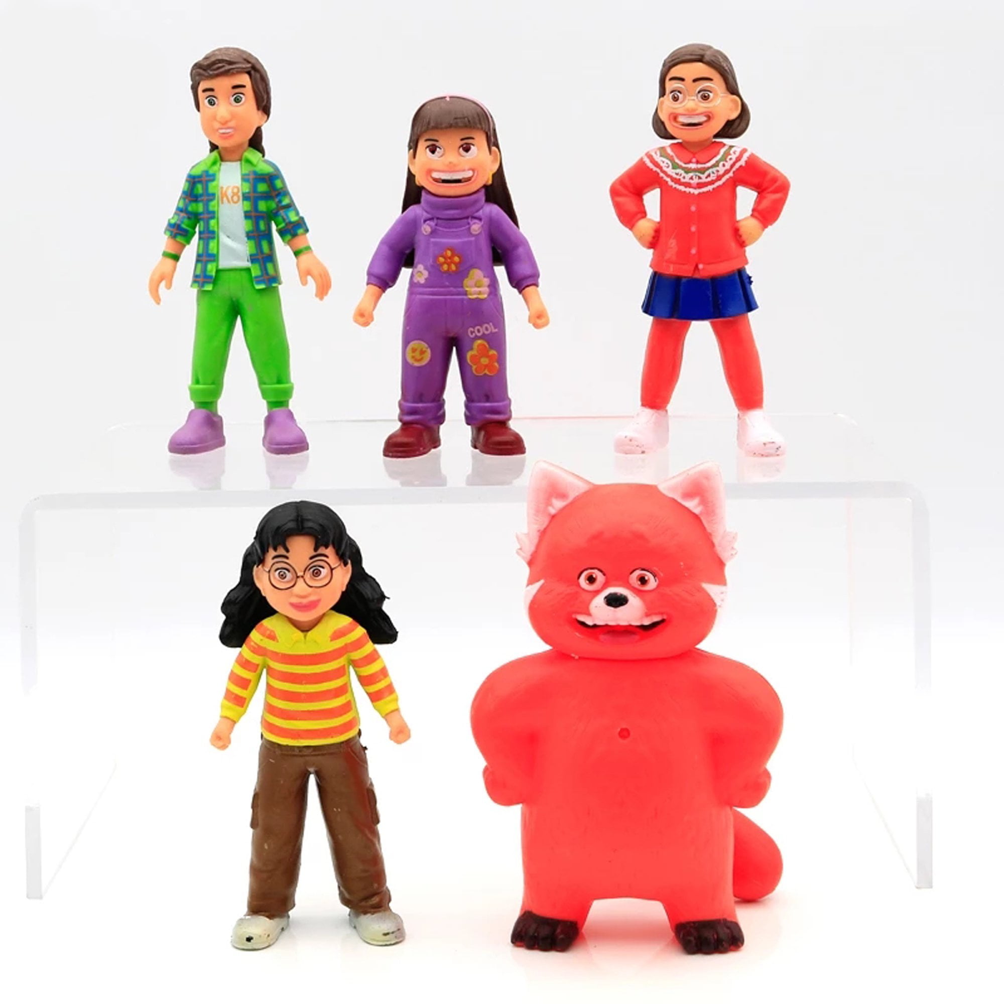 Buy starynighty 5PCS Movie Turning Red Anime Cartoon Action Figure Toys ...