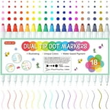 Deli 60 Colors Dual Tip Alcohol Markers, Art Markers Set Art Supplies ...