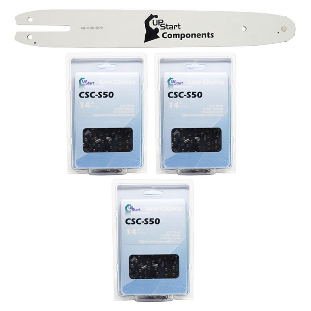 14-Inch Chainsaw Bar and 3 Chains Combo Replacement for Stihl HT 131 ...