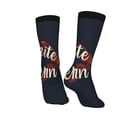 Four Seasons Universal Socks - 2 Pairs of Trendy Unisex Socks with Dark ...