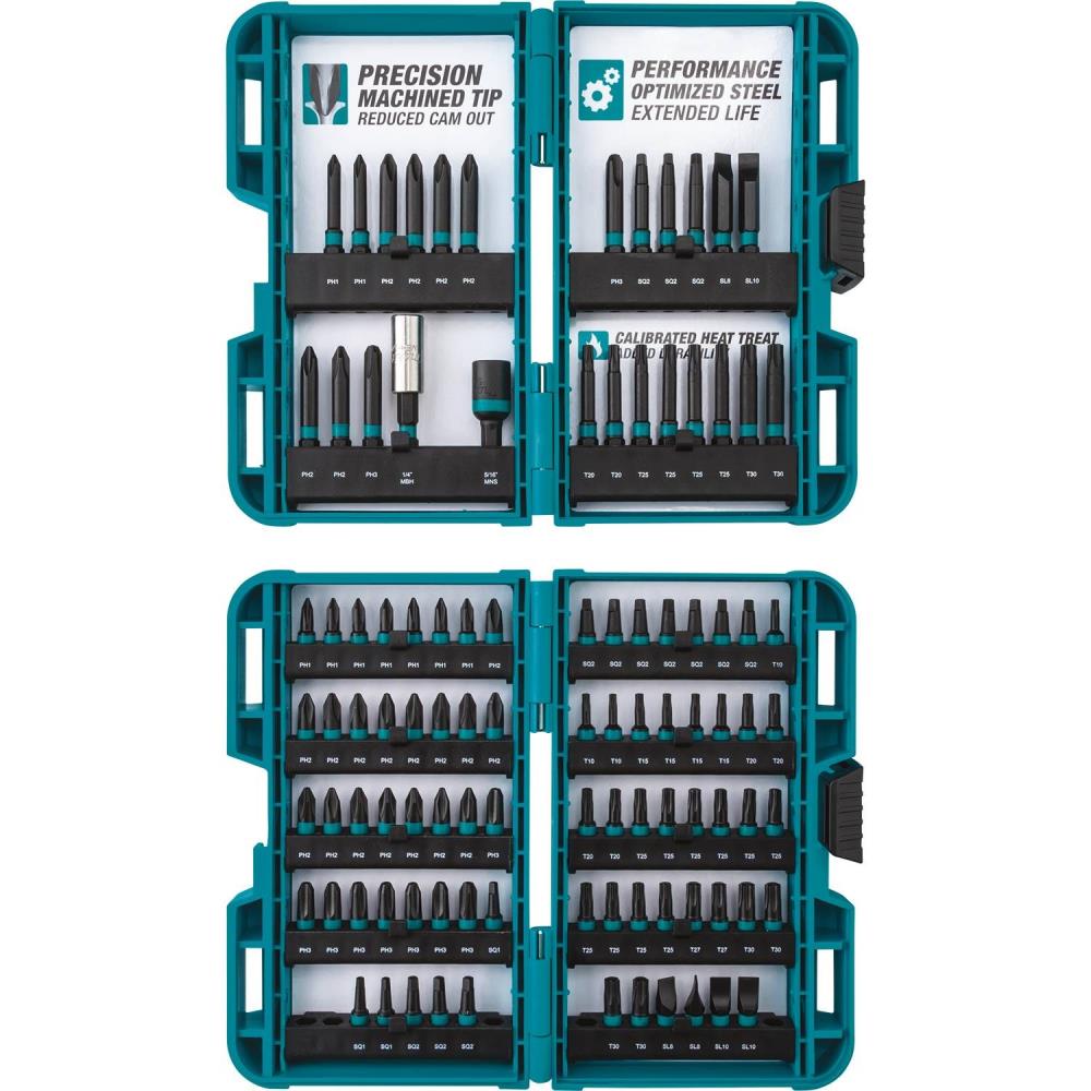Makita-E-00038 ImpactX 100 pc. Driver Bit Set - Walmart.com - Walmart.com