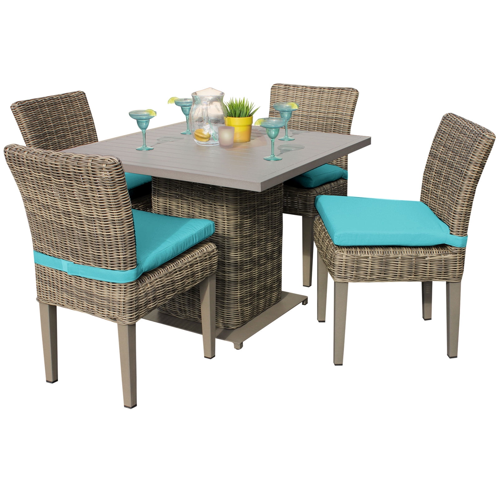 Royal Square Dining Table with 4 Chairs - Walmart.com