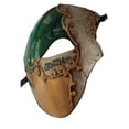 Green Gold Music Phantom of the Opera Men's Venetian Half Mask ...
