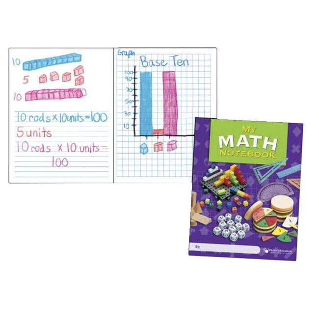 Delta Education 100-1337 7 x 9 in. My Math Notebooks Book - Grade 3-6 ...