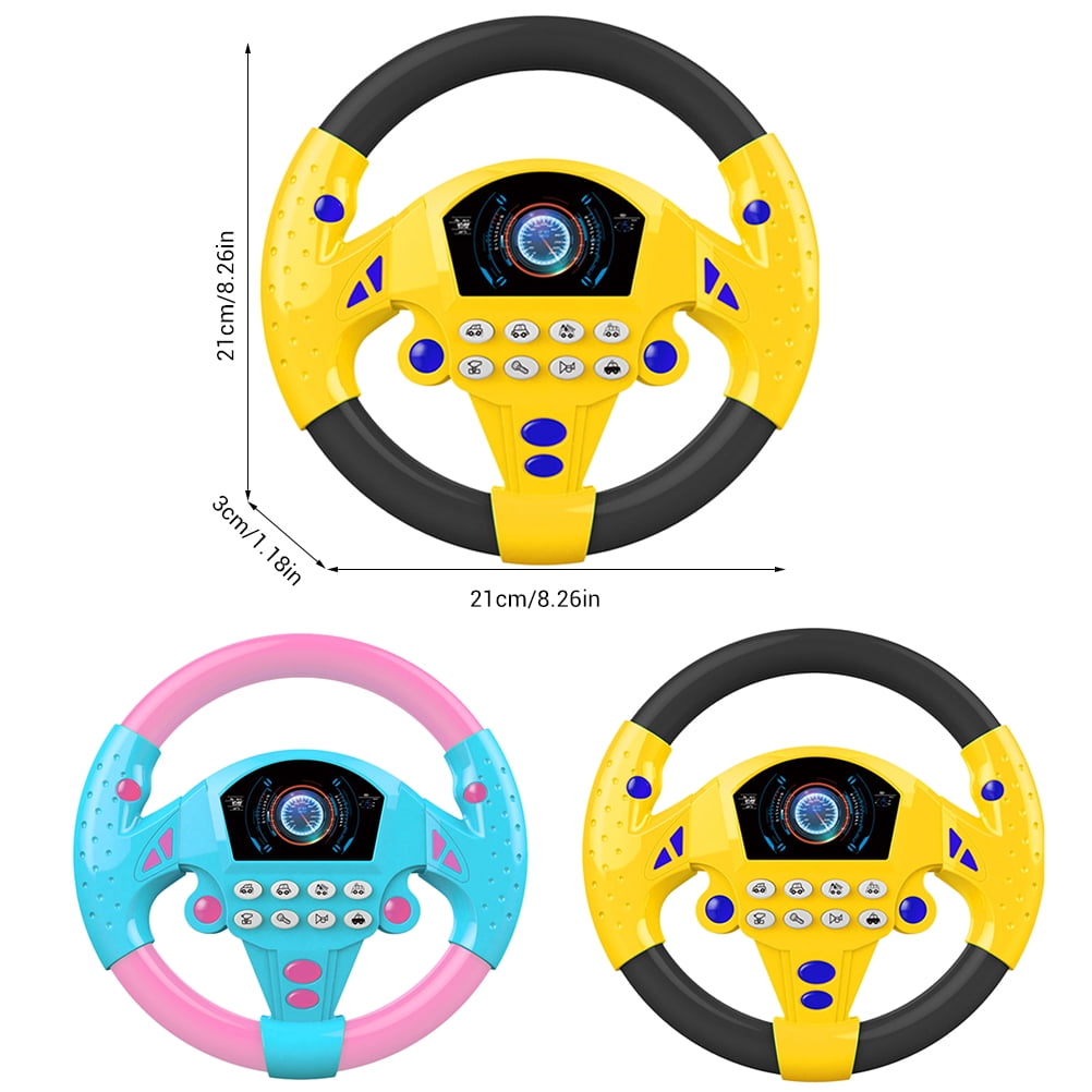 Click here for Estink Simulation Steering Wheel Toy  Rotatable Li... prices