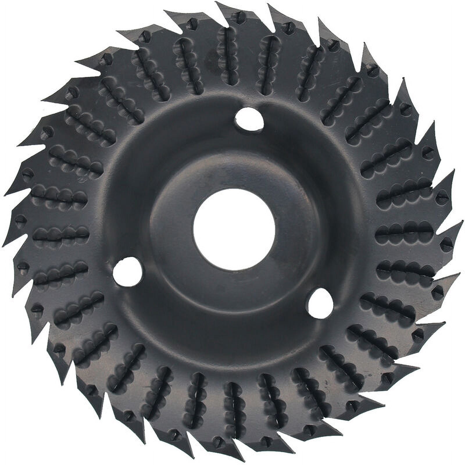 Muela de madera con muela dentada y rueda de pulido (125/22 negra ...