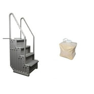 BiltMor Above Ground Step and Ladder System for Above Ground Swimming ...