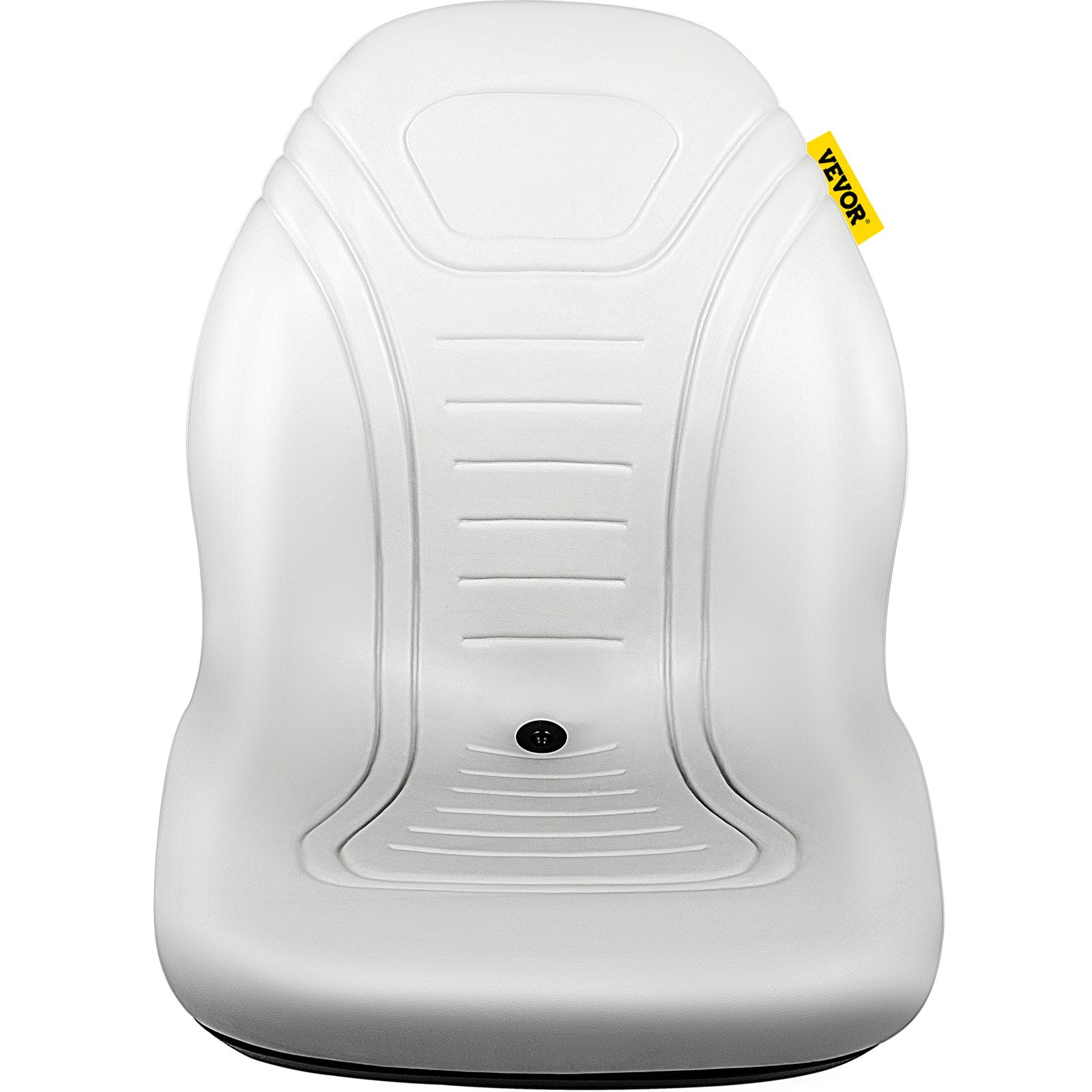 VEVOR Universal Tractor Seat Replacement - High Back Grey Vinyl Seat ...