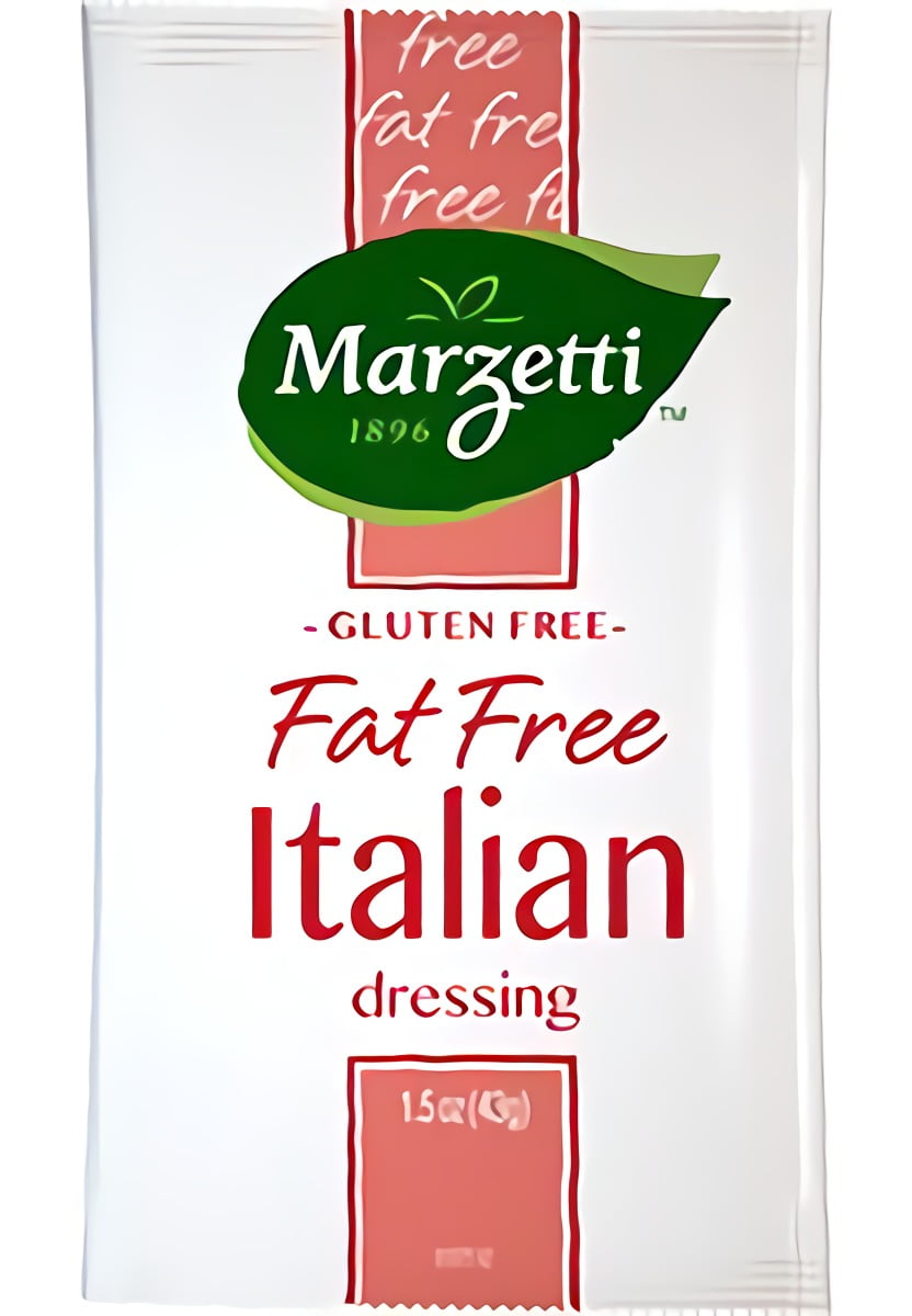 Marzetti Salad Dressing Fat Free Italian, 1.5 oz, Pack of 60 - Walmart.com