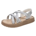 DJDLJWCJ Girls Beach Sandals with Adjustable Straps Comfortable Summer ...