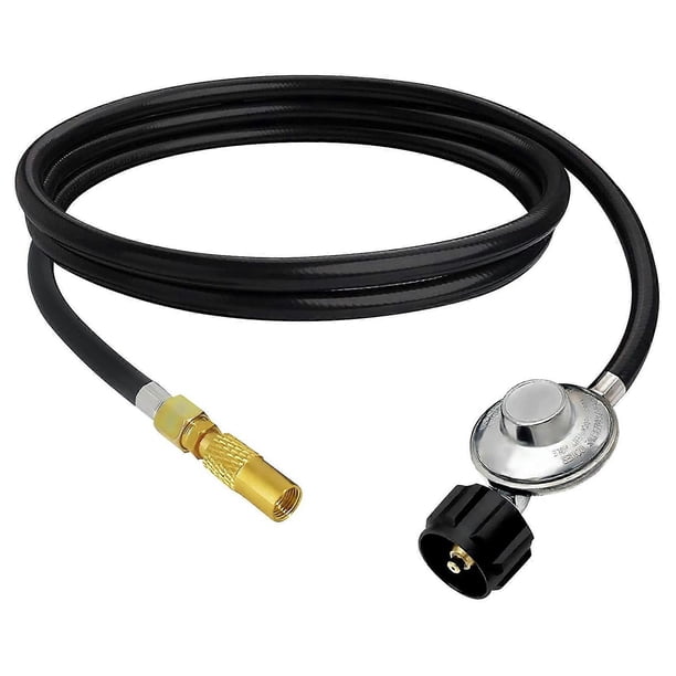 5Ft Propane Adapter Hose and Regulator Replacement Kit for Roadtrip ...