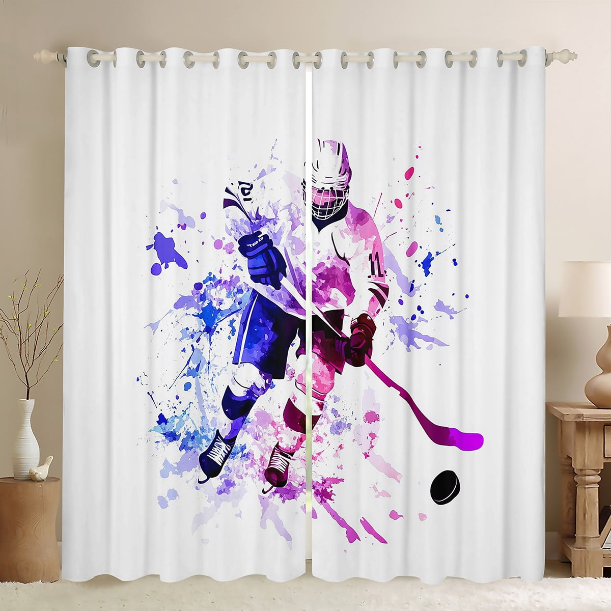 Click here for Erosebridal Kids Ice Hockey 30-50 Blackout Curtain... prices