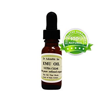 EMU OIL AUSTRALIAN ORGANIC TRIPLE REFINED 100% PURE 1 OZ in GLASS ...