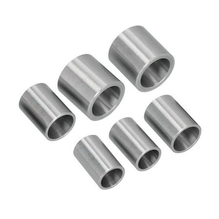 Herwey Hardware,6Pcs Reducing Bushing Adapters Variable Diameter Steel ...