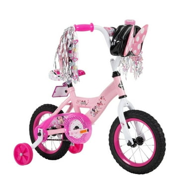 Disney 12 in. Minnie Mouse Bike with Training-Wheels for Girl's, Ages 2 ...