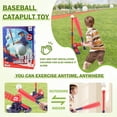Automatic Baseball Launcher Set with Bat and Ball, Outdoor Plastic One ...