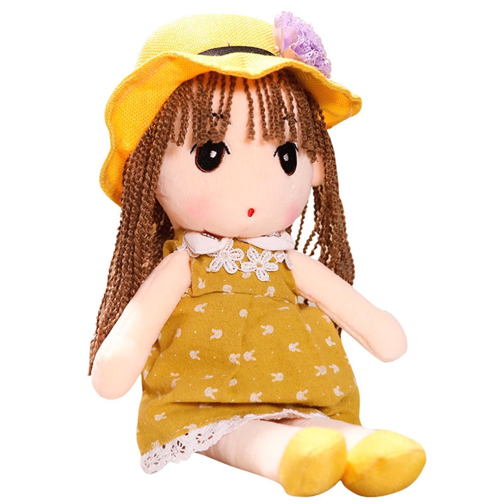 Soft Rag Doll for Girls, 17.7 Inch Baby Girl Rag Doll Plush Toy for ...
