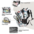 ALAZA Funny Cartoon Dinosaurs School Backpack Elementary Bag Student ...