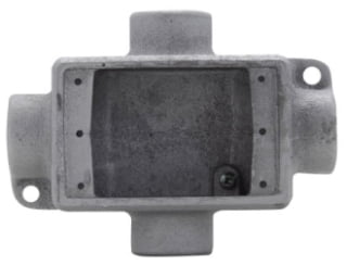 Crouse-Hinds FDX3, Cast Device Box, 1 Sgl Gang Cast Device Bx Mtg Lugs ...