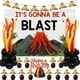 Volcano Party Decoration Hot Lava Party, It's Gonna Be A Blast Backdrop ...