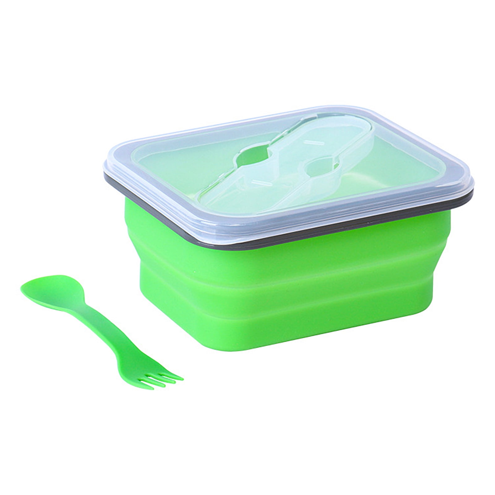 FaLX Foldable Lunch Box Set - 1 Set, 600/700ml, Microwaveable, Silicone ...