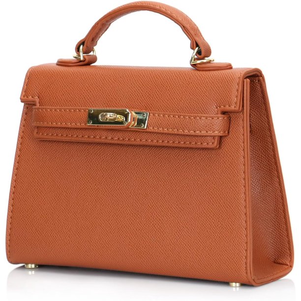 Generic Womens Leather Satchel Bags 9 * 2.5 * 5.5in Shoulder Purses ...