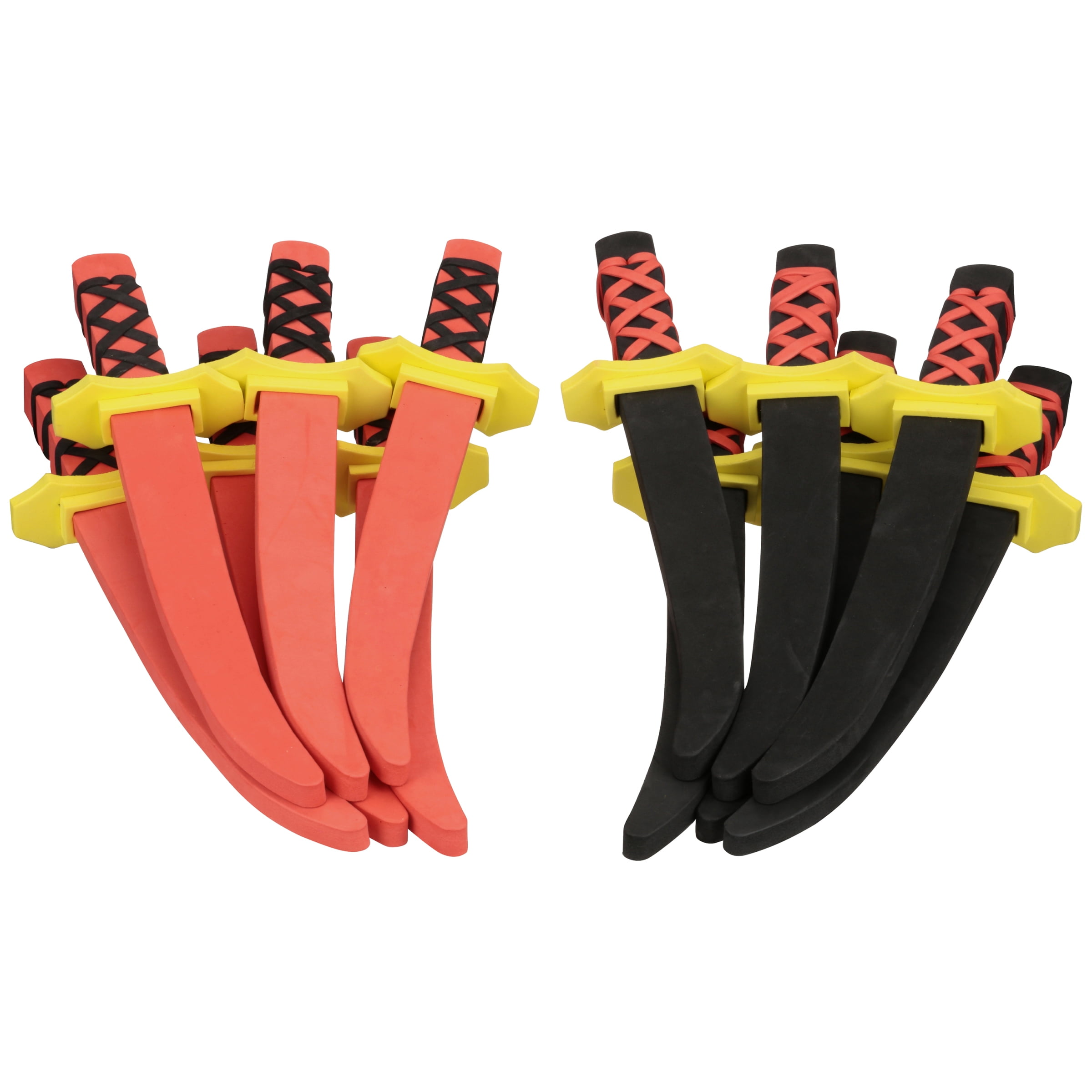 Trademark Innovations Red & BlAck 17" Foam Prince Swords 12 ct bag ...