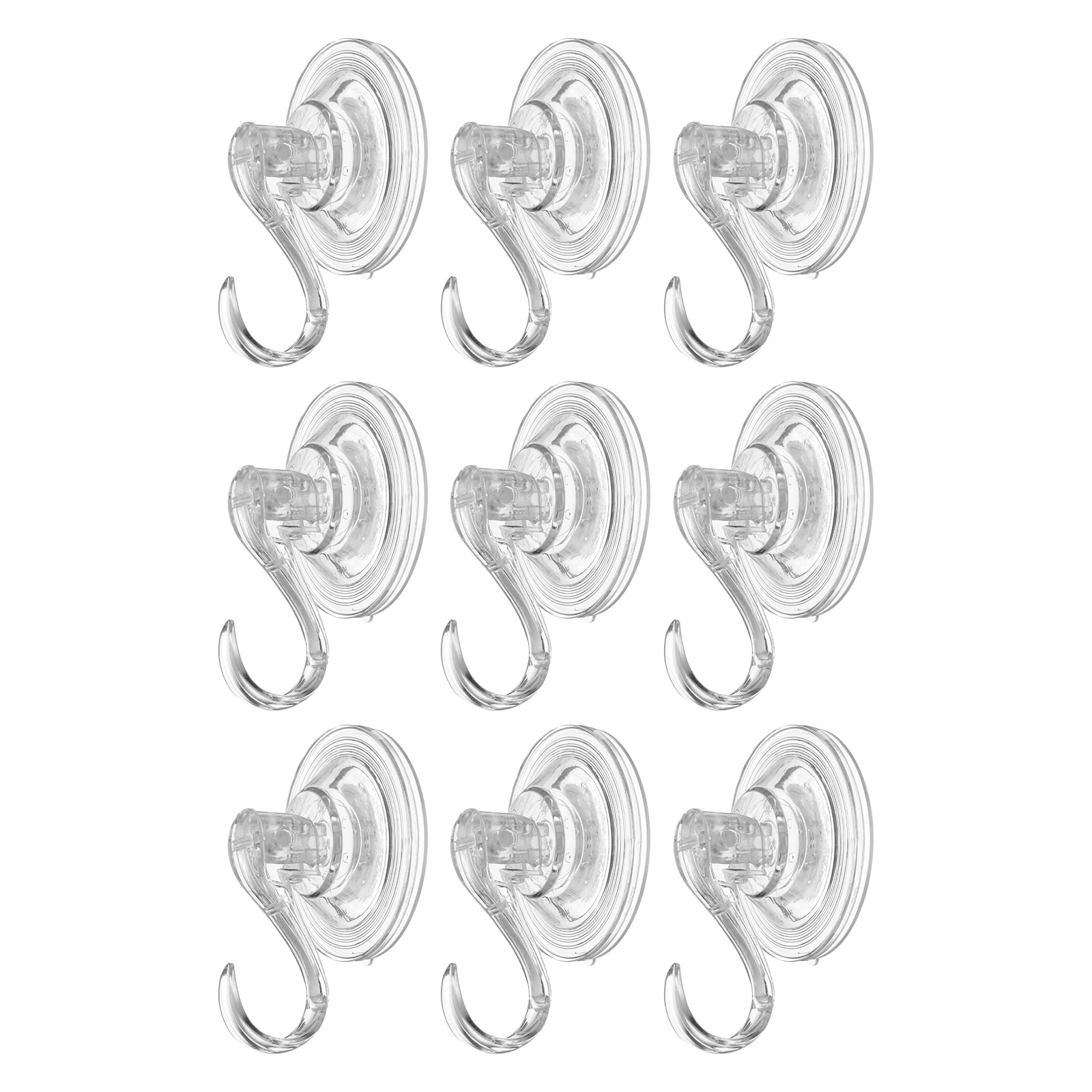 Click here for Uxcell 9 Pieces Suction Cup Hooks 3.54 Waterproof... prices