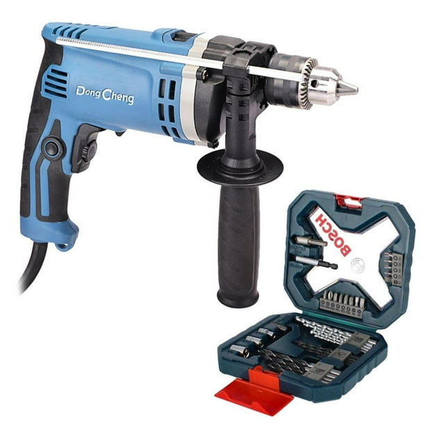 Combo Rotomartillo DZJ16 1/2 pulg. 110V Con juego de brocas azul ...