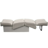 Back to Back Boat Lounge Seat 75112G | w/ Base Gray - Walmart.com